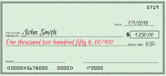 How To Write A Check For Over 100 Thousand Dollars New Dollar 