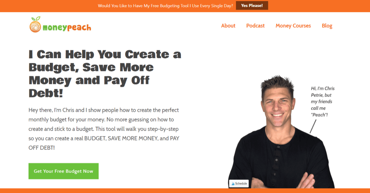 Money Peach | Create a Budget. Save More. Pay Off Debt. Be Happy.